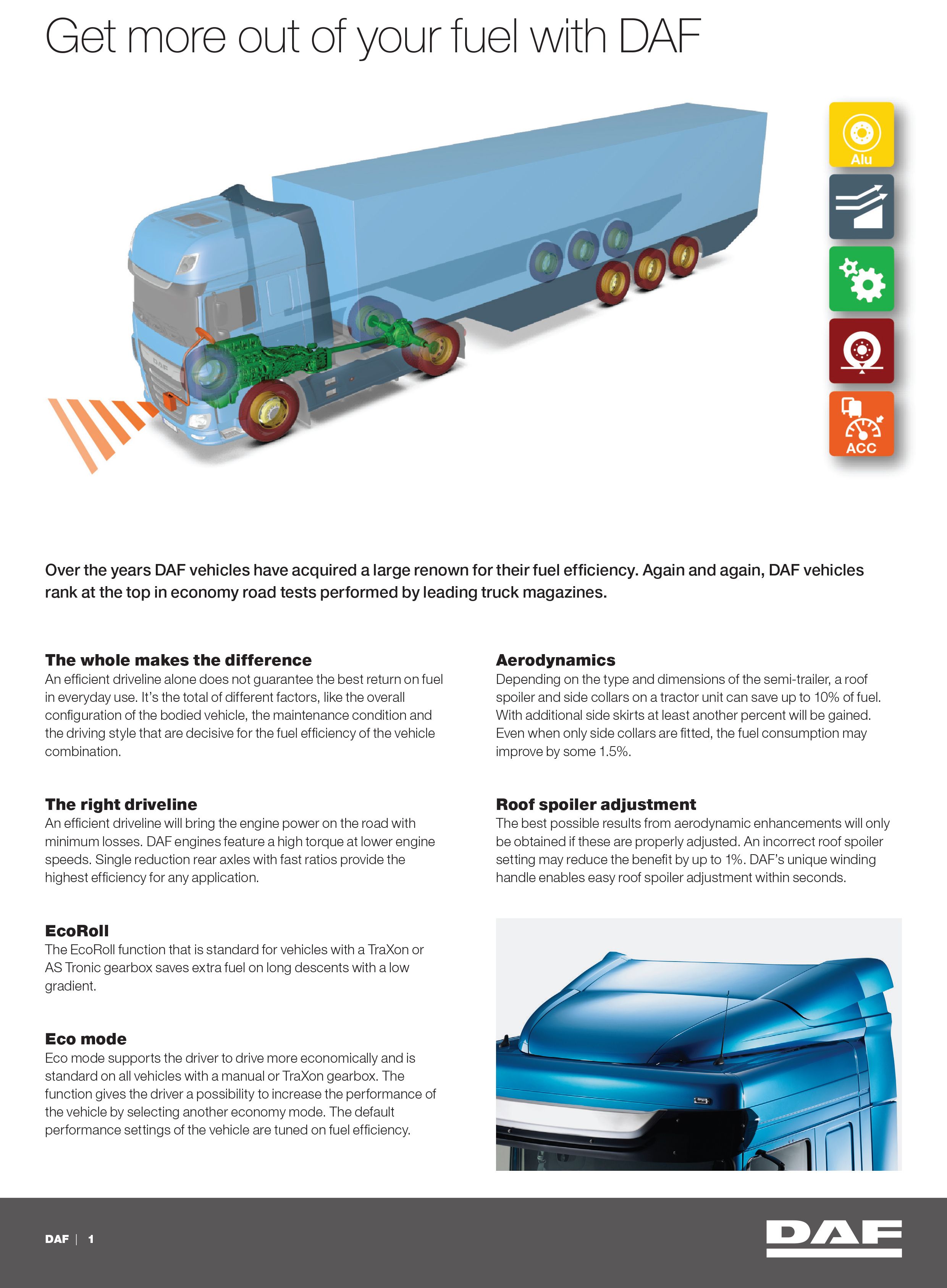 Sistema de transmissão do DAF CF - DAF Trucks Portugal